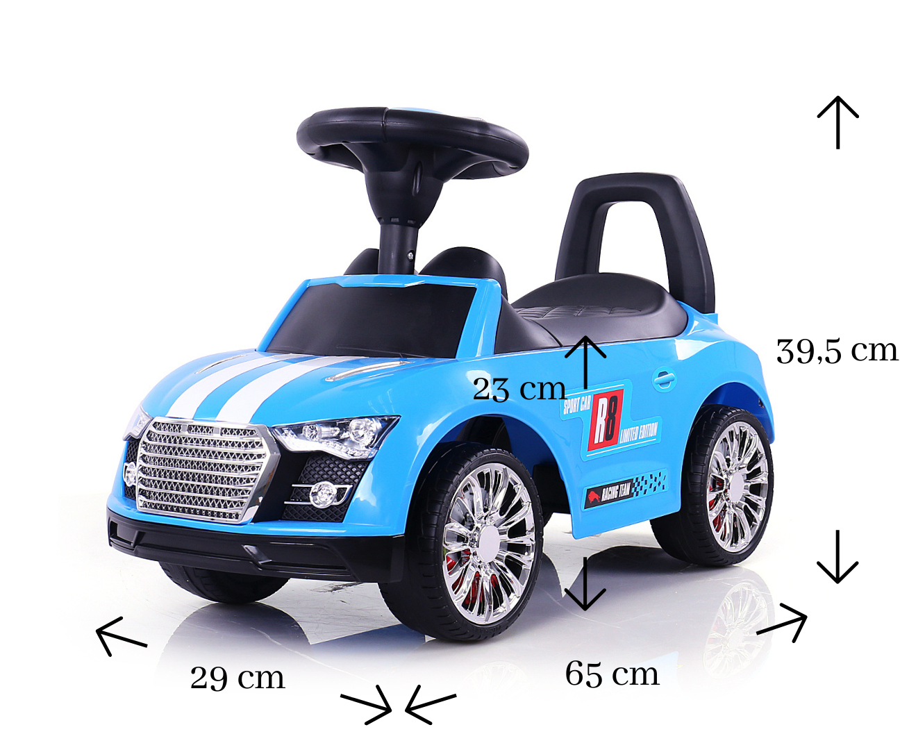 Milly Mally guralica Racer plava - Šareni Kutak